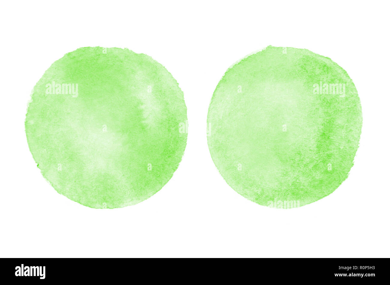 Background image of abstract watercolor spots forming a round shape of ...