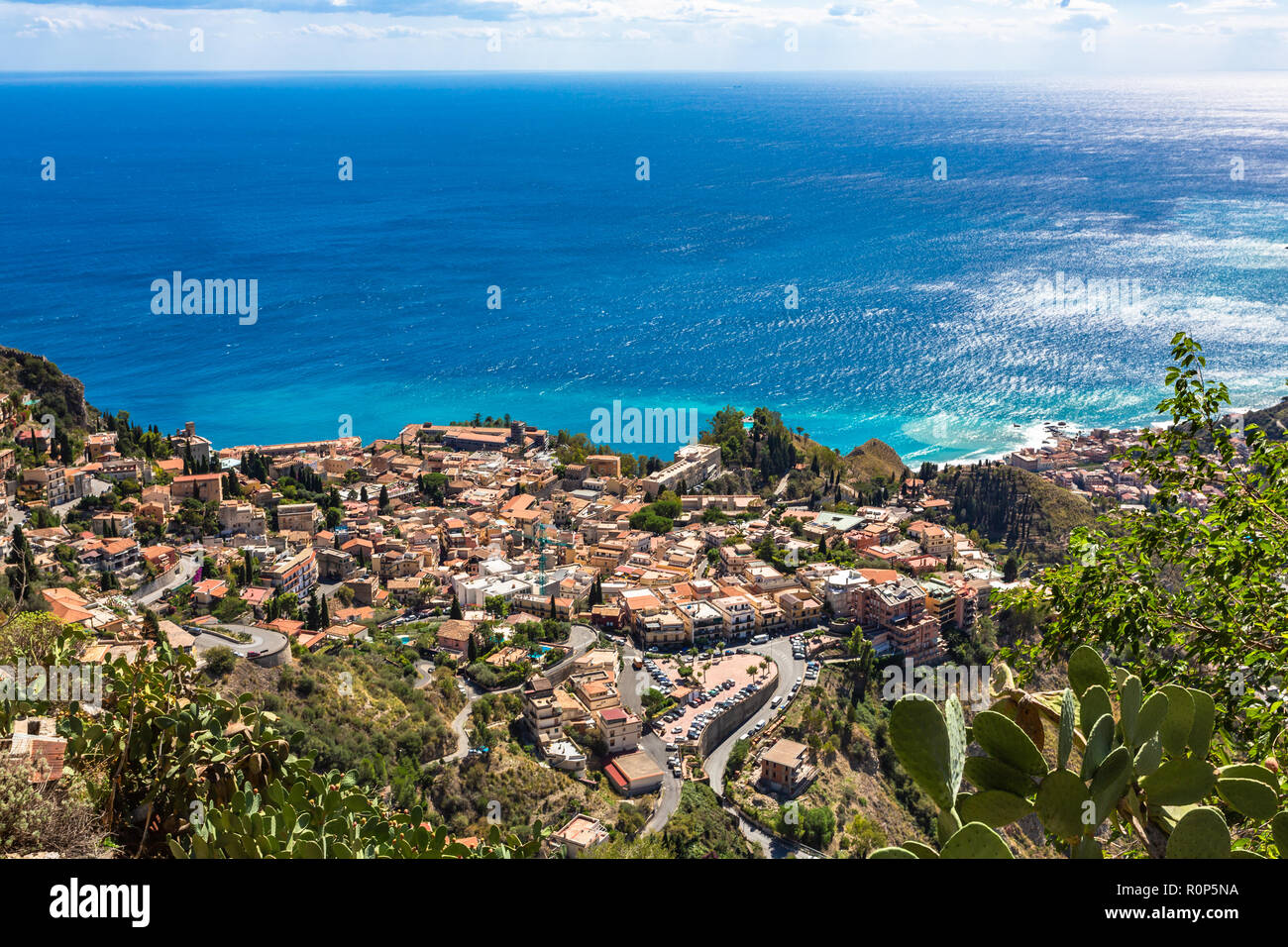 Castelmola village hi-res stock photography and images - Alamy