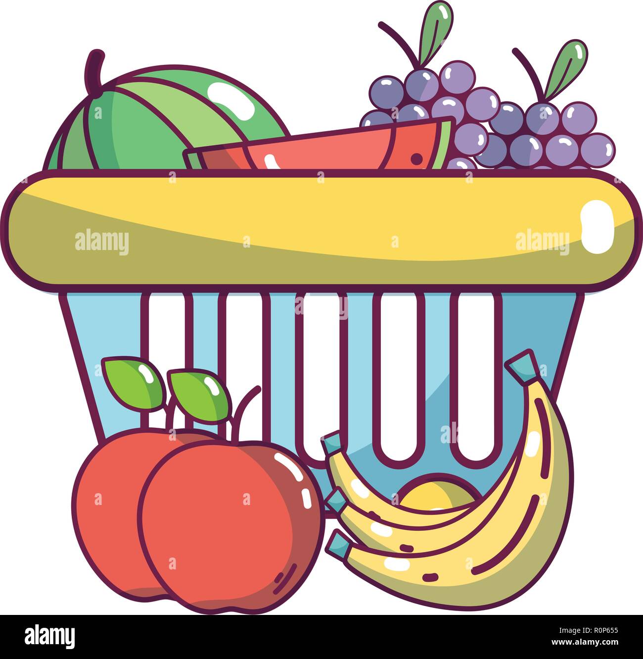 supermarket products cartoon Stock Vector Image & Art - Alamy