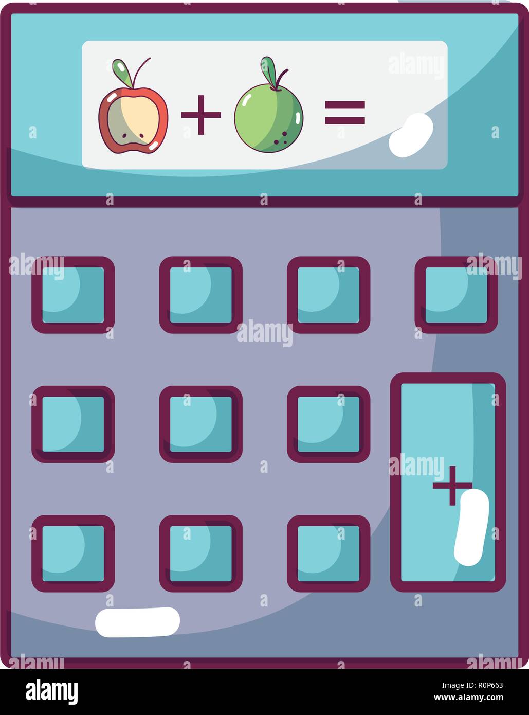 market calculator cartoon Stock Vector Image & Art - Alamy