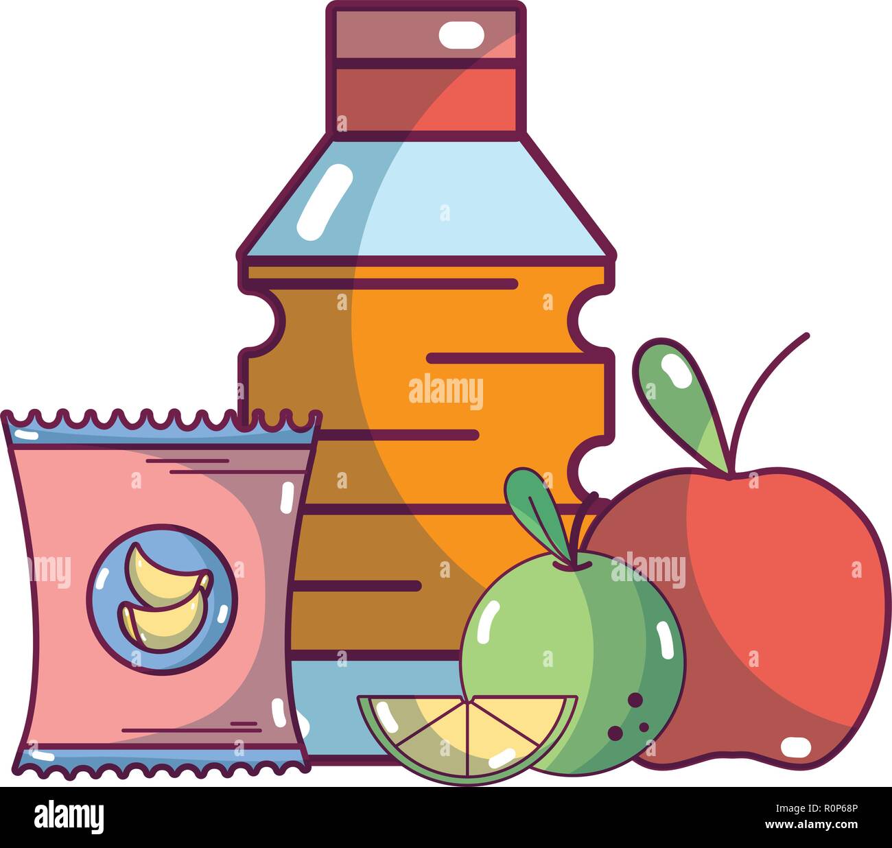 supermarket products cartoon Stock Vector Image & Art - Alamy