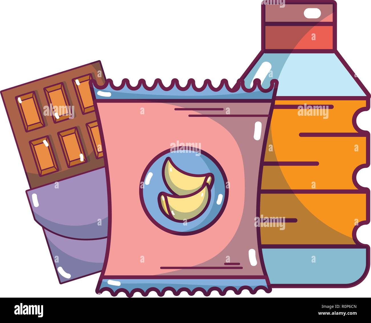 supermarket products cartoon Stock Vector Image & Art - Alamy
