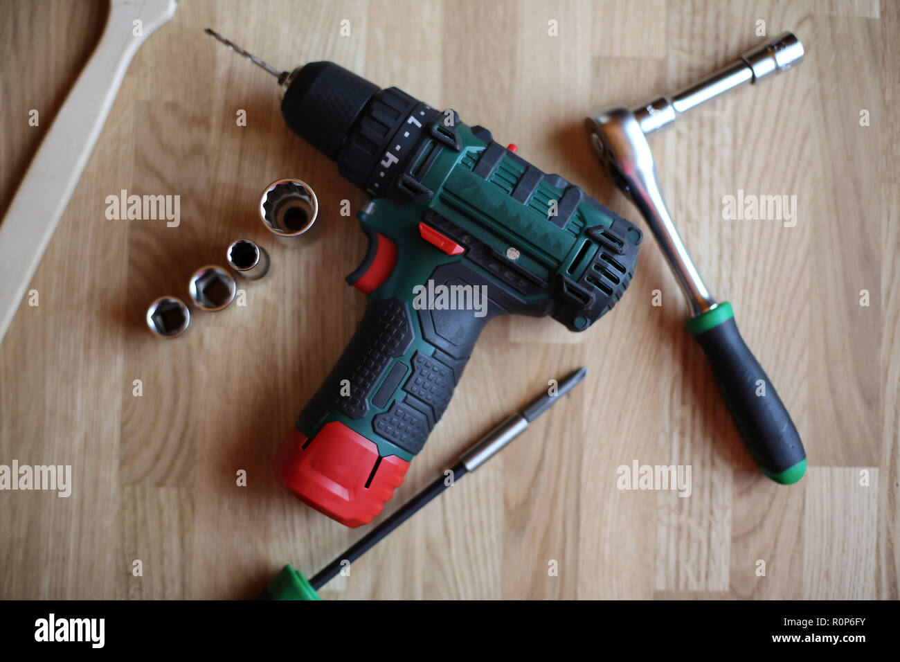 Construction Tools for creaive projecr Stock Photo - Alamy