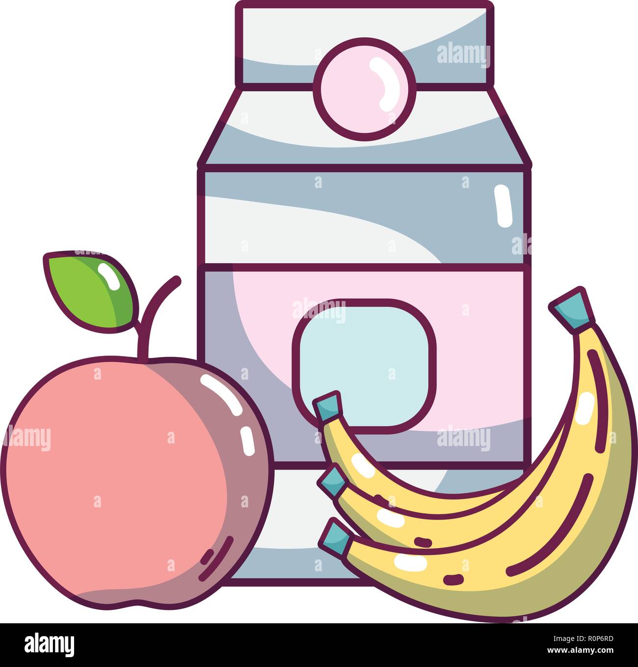 supermarket grocery products cartoon Stock Vector Image & Art - Alamy