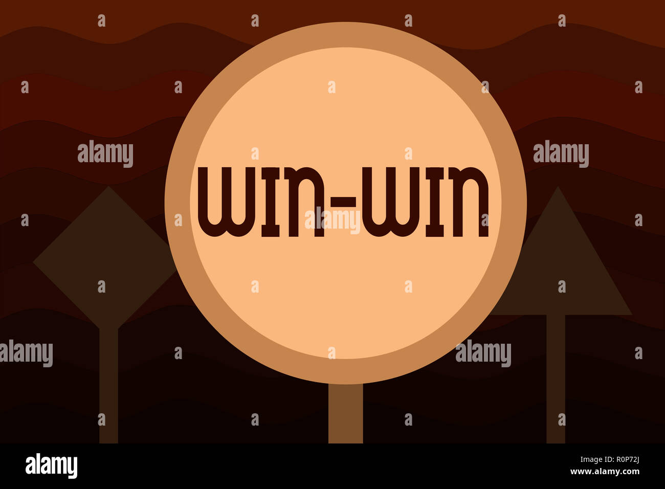 Handwriting text Win Win. Concept meaning Strategy for both parts ...