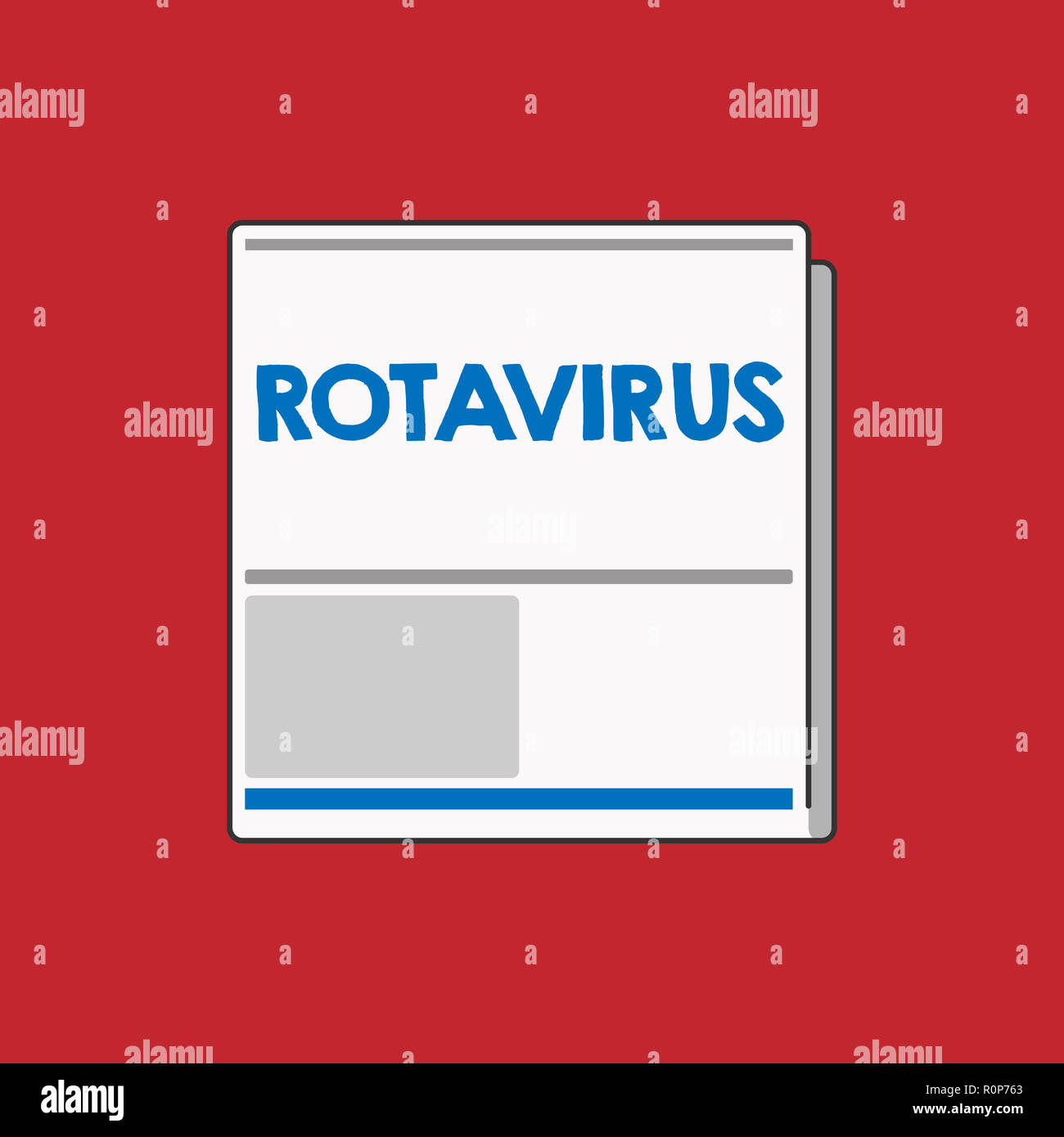Writing note showing Rotavirus. Business photo showcasing Leading cause ...
