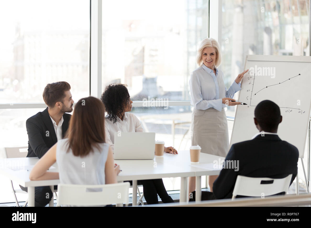 Middle aged company manager hi-res stock photography and images - Alamy
