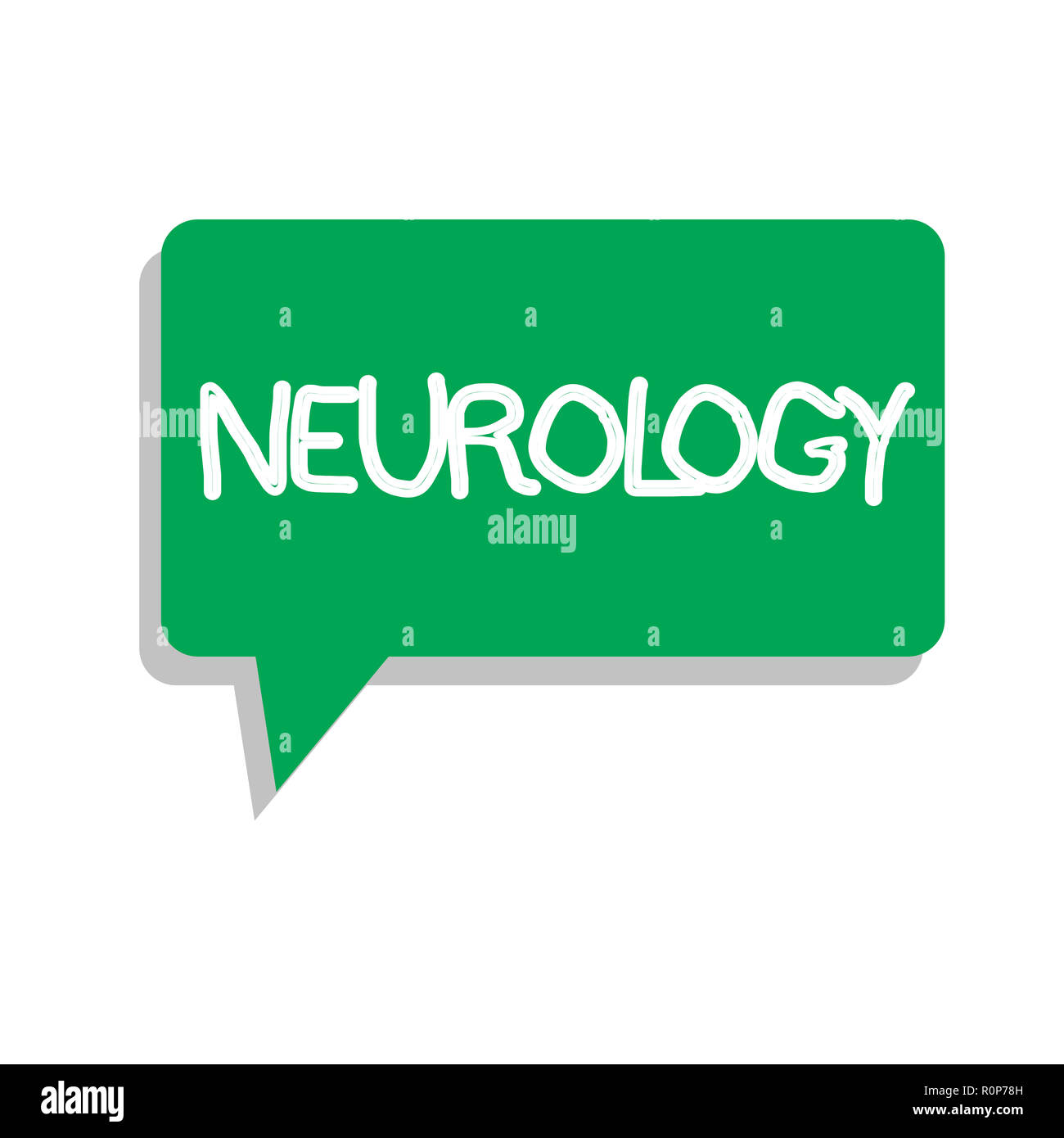 Conceptual hand writing showing Neurology. Business photo text Branch ...