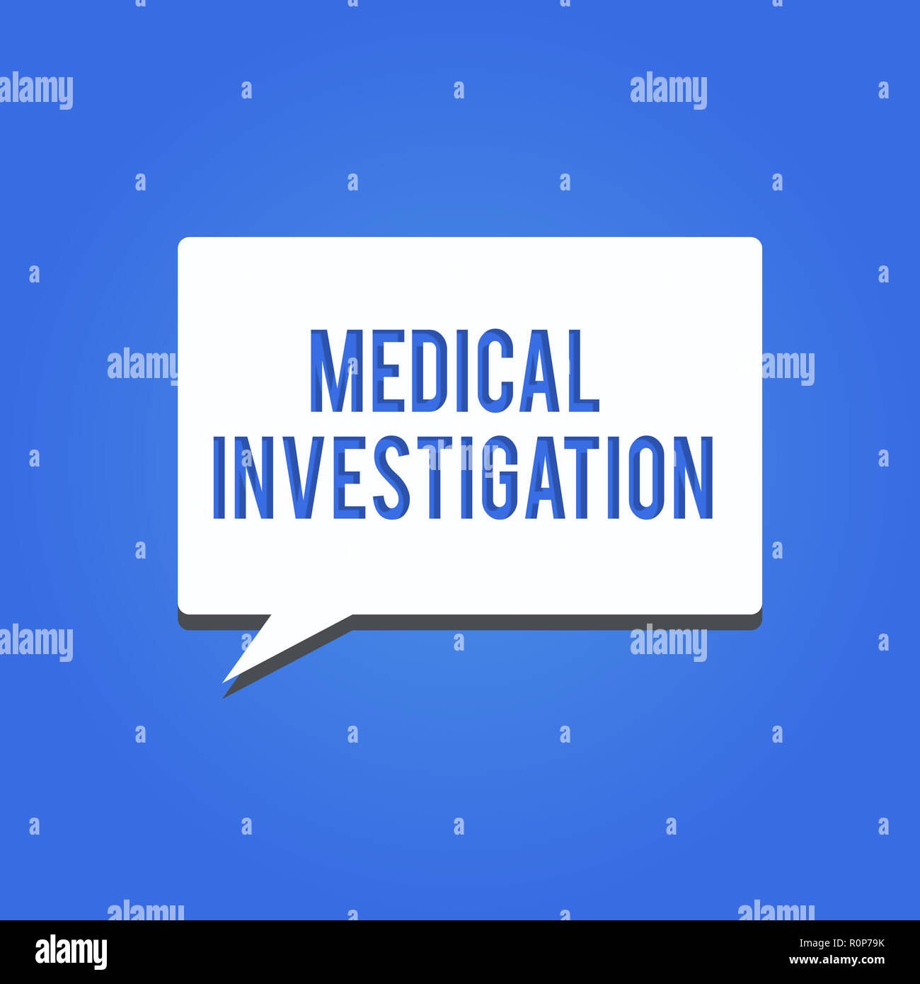 Word writing text Medical Investigation. Business concept for Doing ...