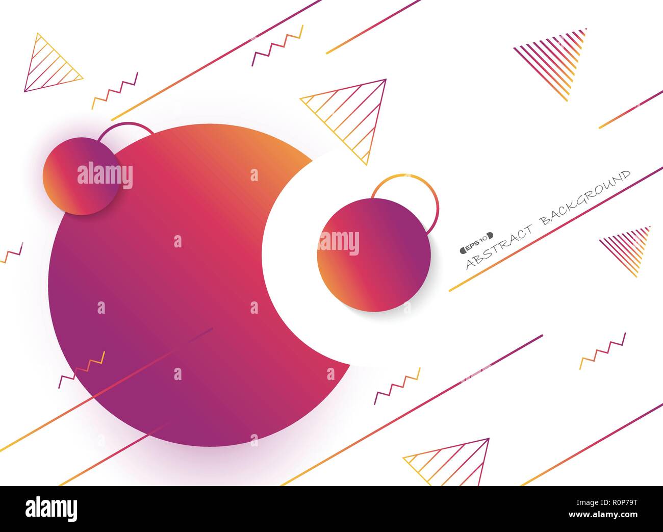 Geometric vector pattern flow Cut Out Stock Images & Pictures - Alamy