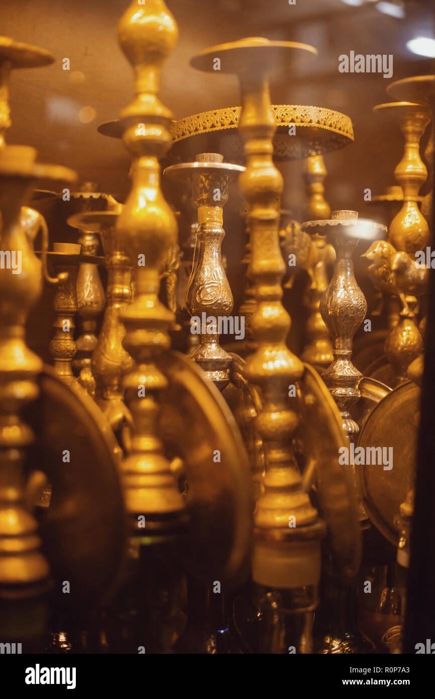 Stylish oriental shisha. Shisha Concept Stock Photo - Alamy