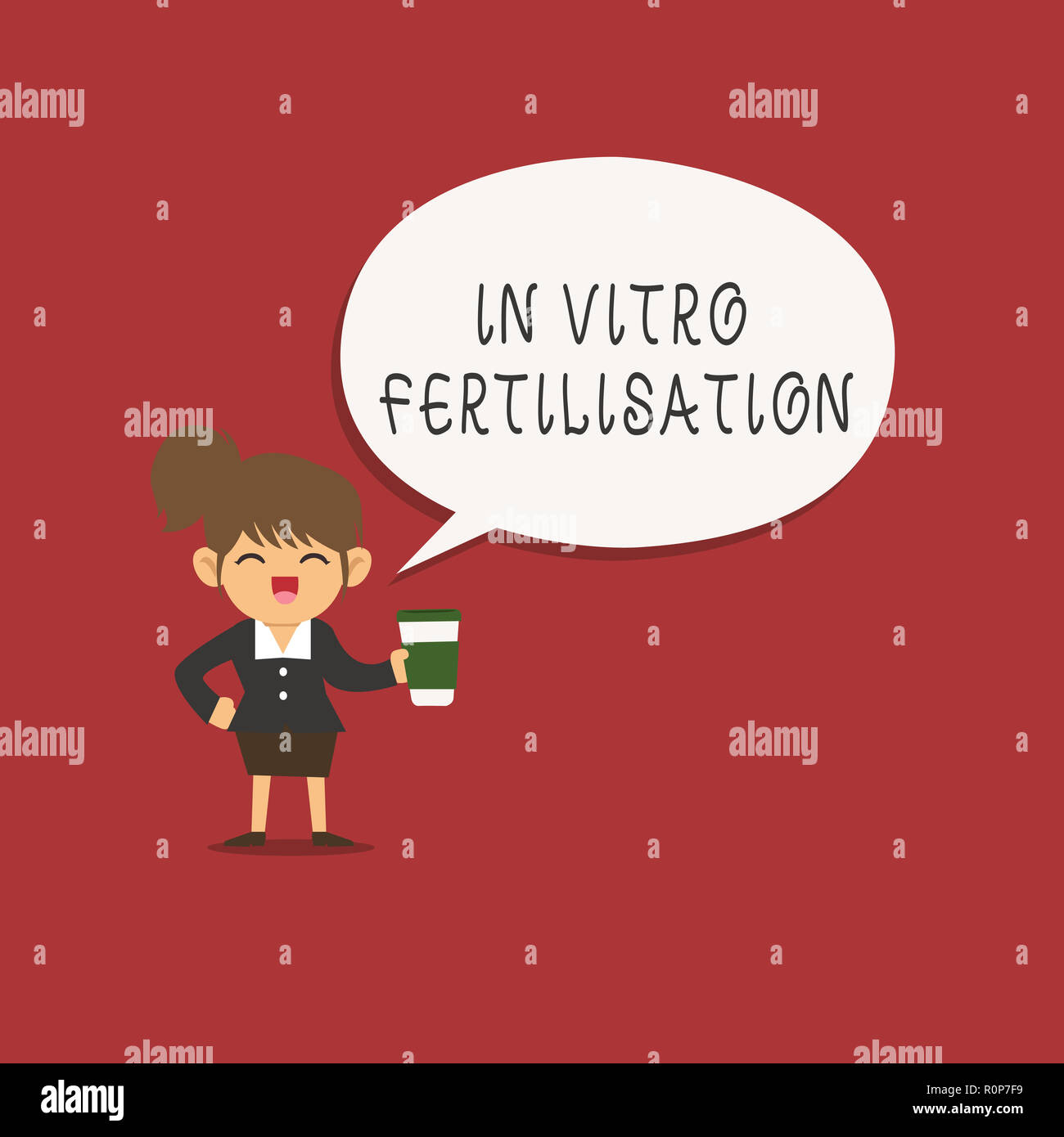 Word writing text In Vitro Fertilisation. Business concept for An egg ...