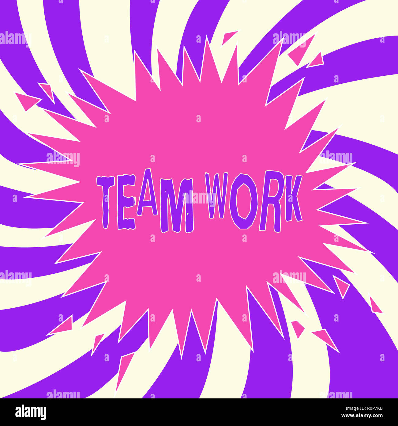 Writing note showing Team Work. Business photo showcasing Combined ...