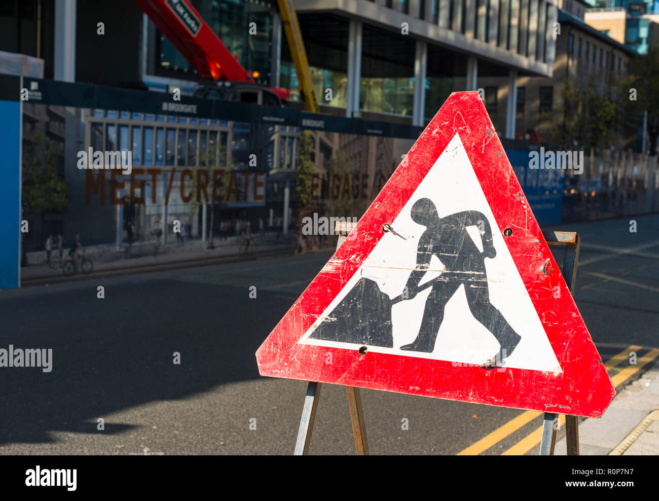 Men At Work Sign High Resolution Stock Photography and Images - Alamy