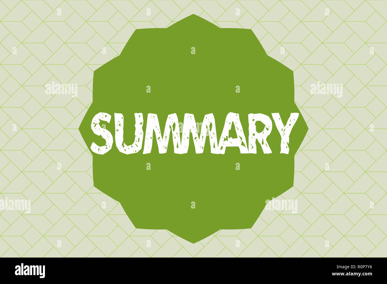 Handwriting Text Writing Summary Concept Meaning Brief Statement Abstract Synopsis Concise