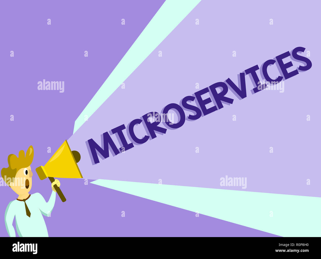 Text sign showing Microservices. Conceptual photo Software development ...