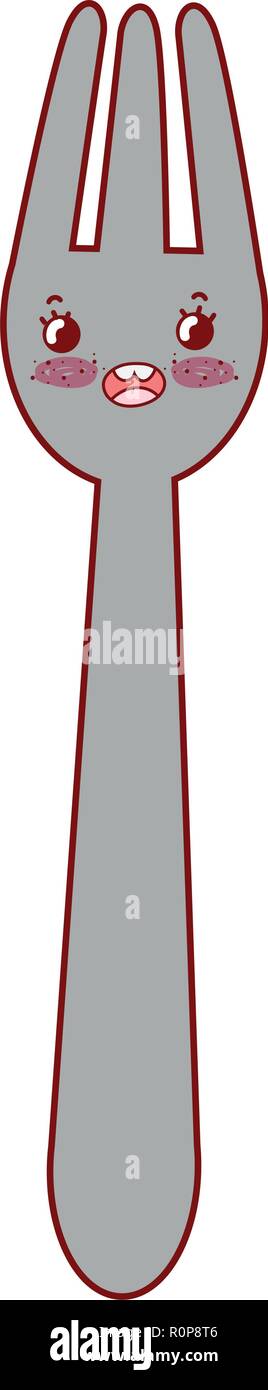 Kitchen fork icon over Stock Vector Images - Alamy
