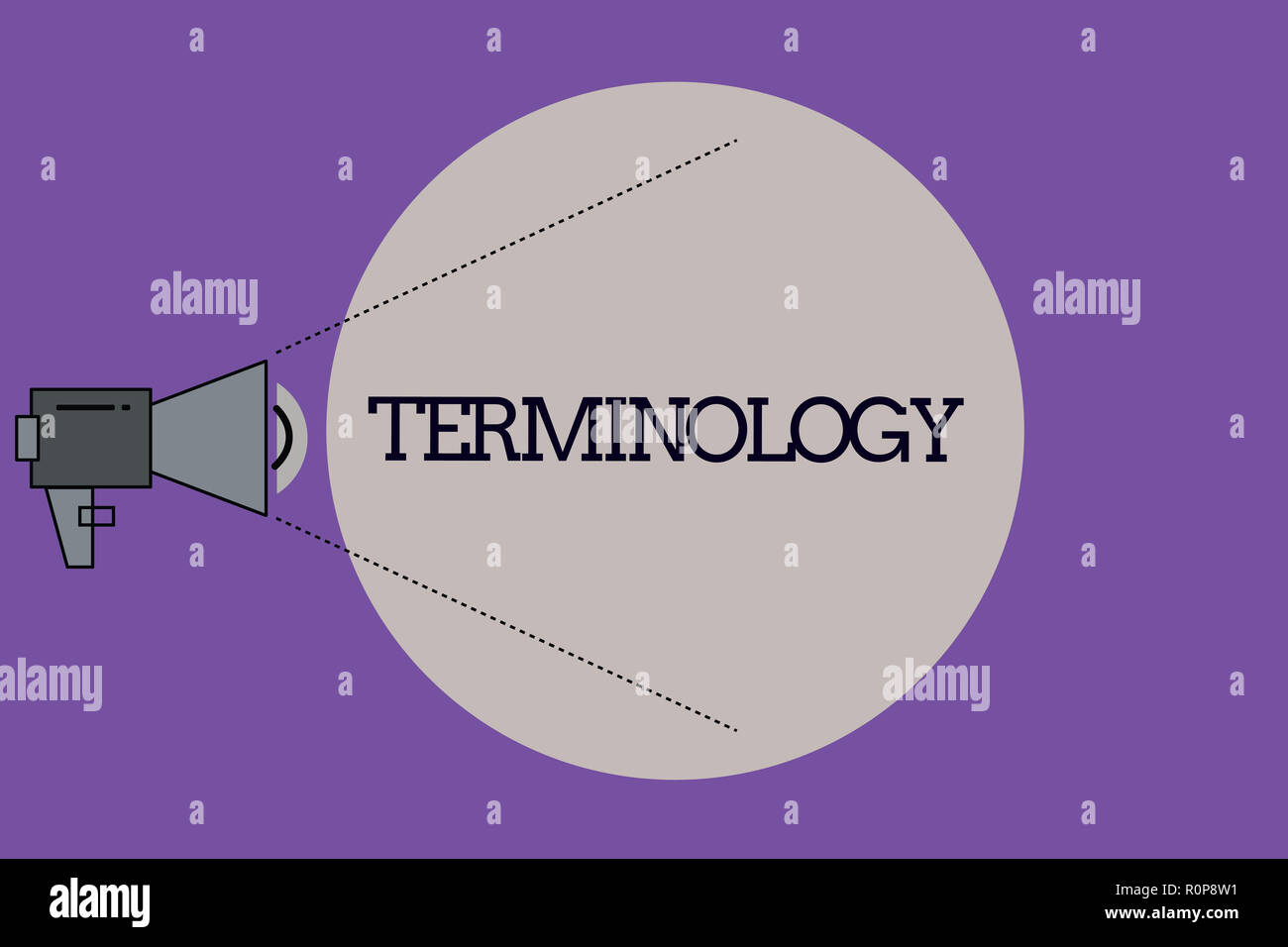 Text sign showing Terminology. Conceptual photo Terms used with ...