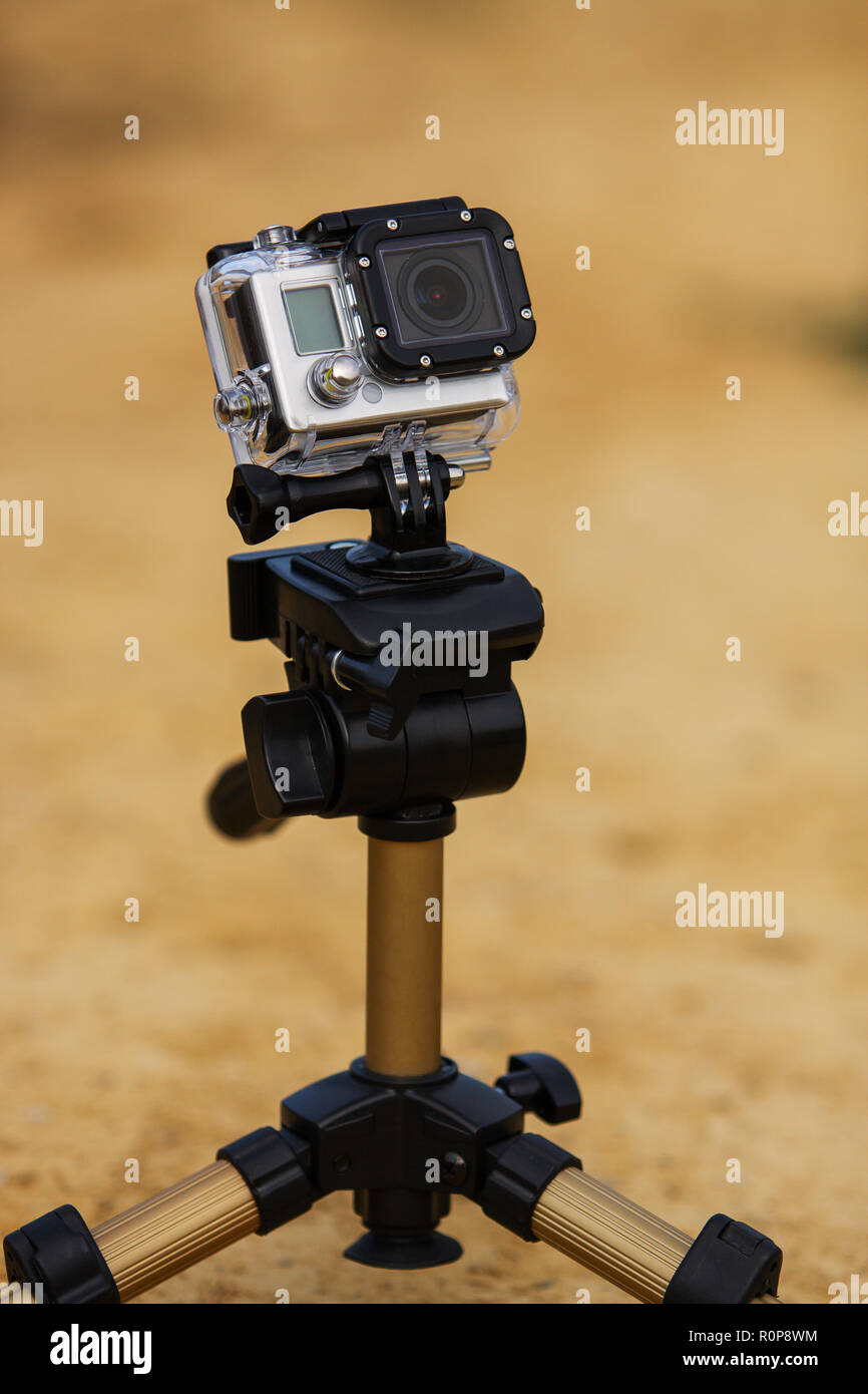 action camera in desert Stock Photo - Alamy