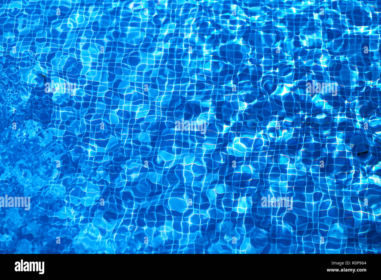 Photo super macro blue transparent sea water lit by the sun Stock Photo ...