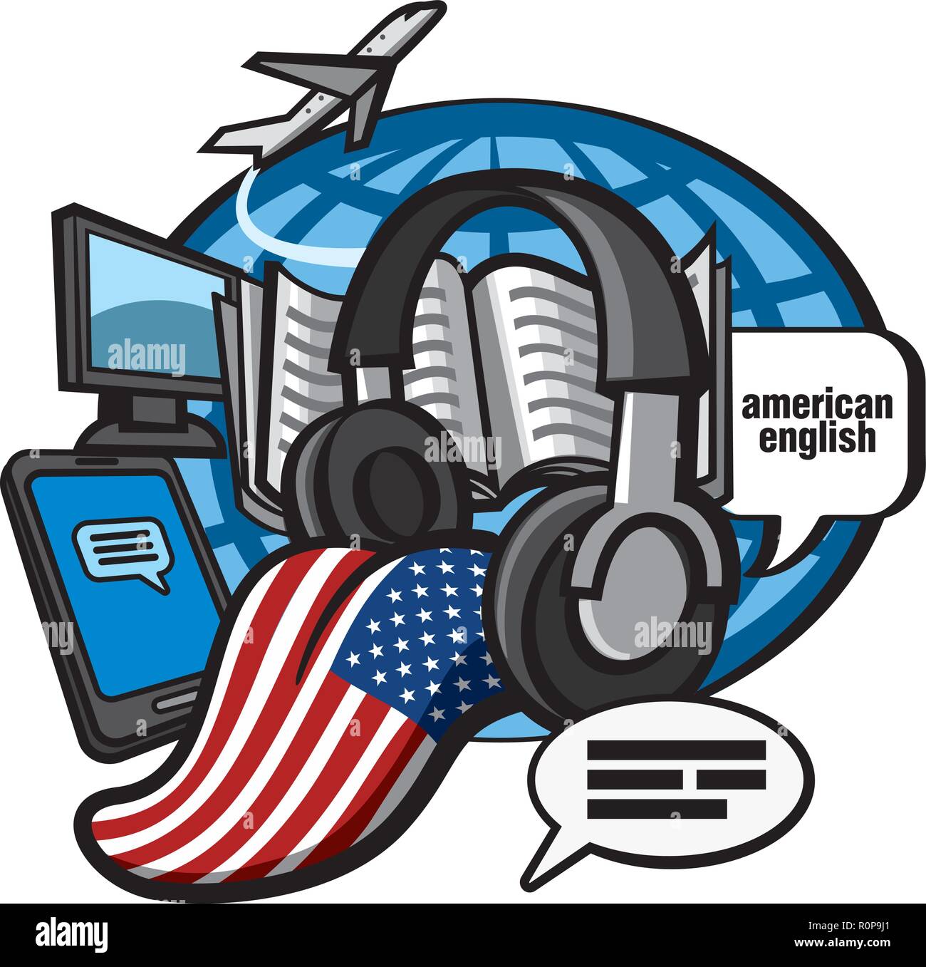 American online travel Stock Vector Images - Alamy