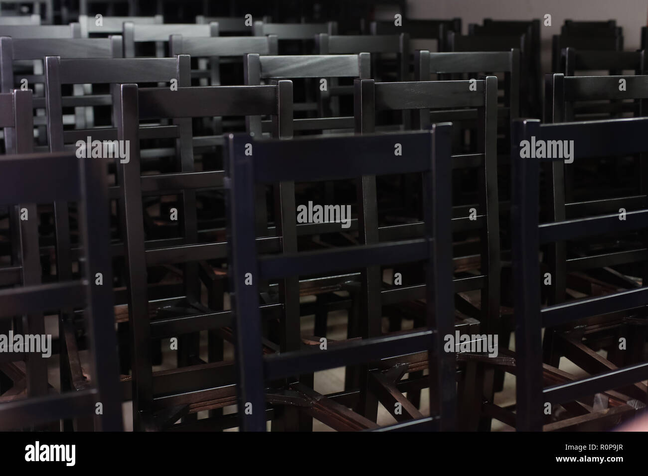 Manufacture of chairs Stock Photo - Alamy