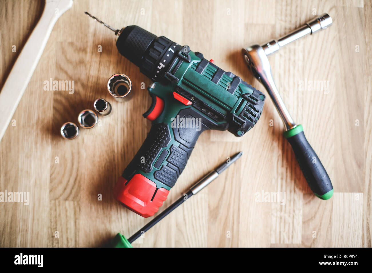 Construction Tools for creaive projecr Stock Photo - Alamy