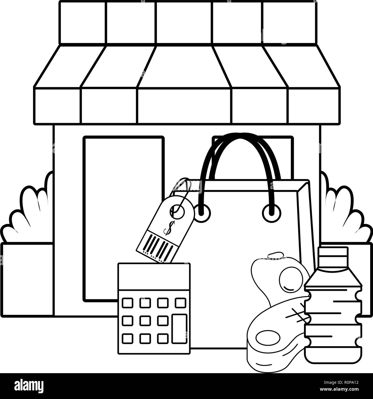Exterior white goods Stock Vector Images - Alamy