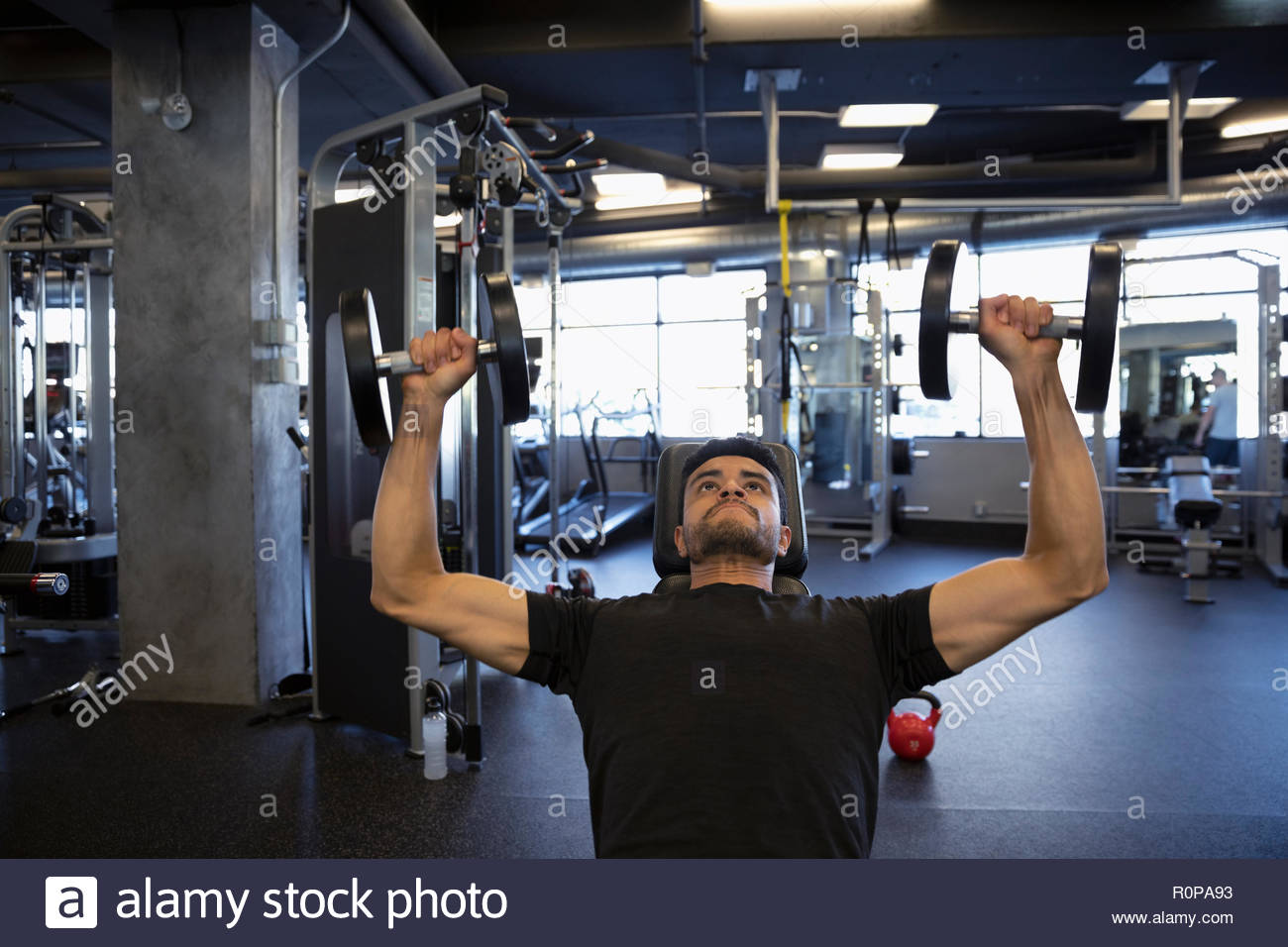 Chest press hi-res stock photography and images - Alamy