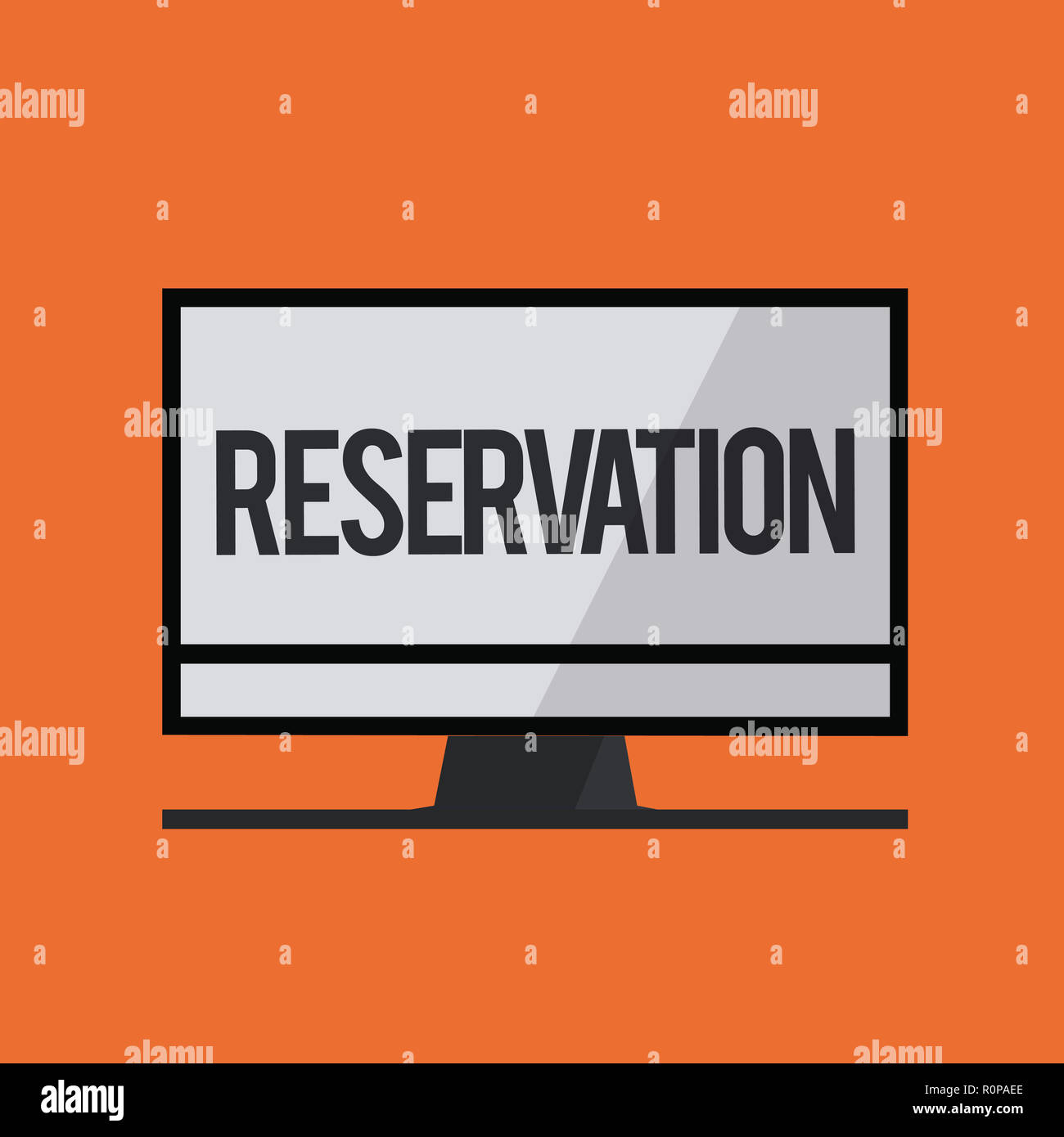 Word writing text Reservation. Business concept for Arrangement made so ...