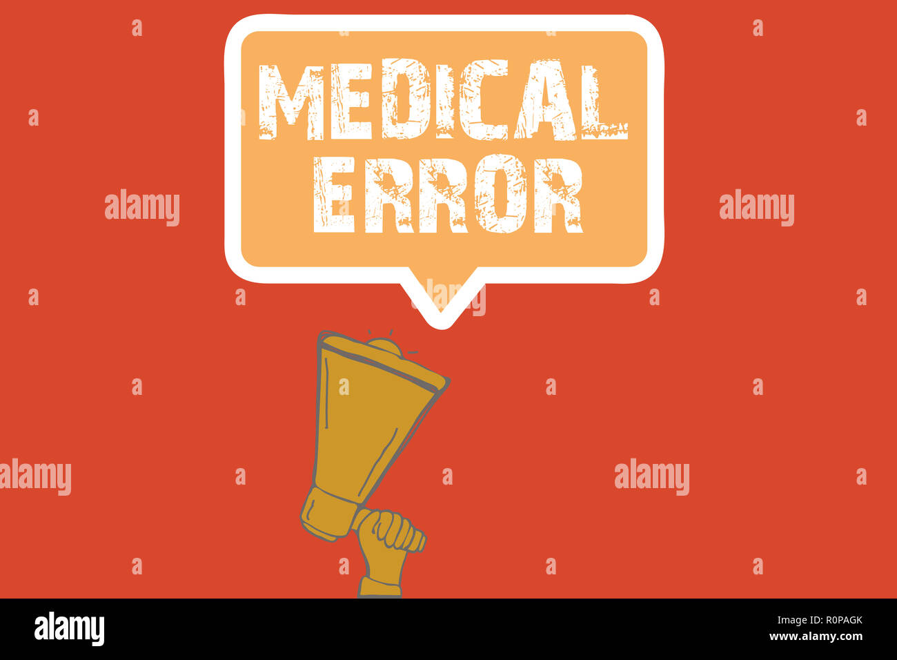 Text sign showing Medical Error. Conceptual photo Preventable adverse ...