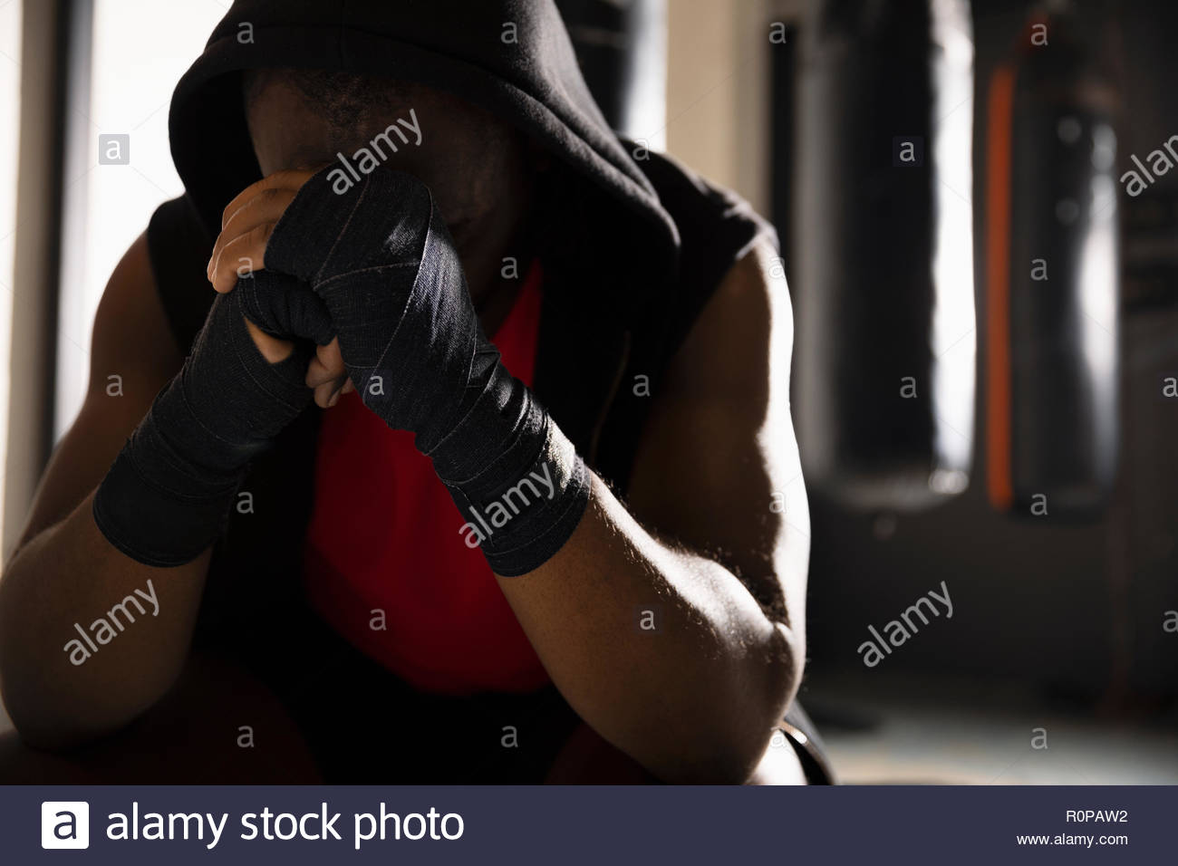 Man face down gym hi-res stock photography and images - Alamy