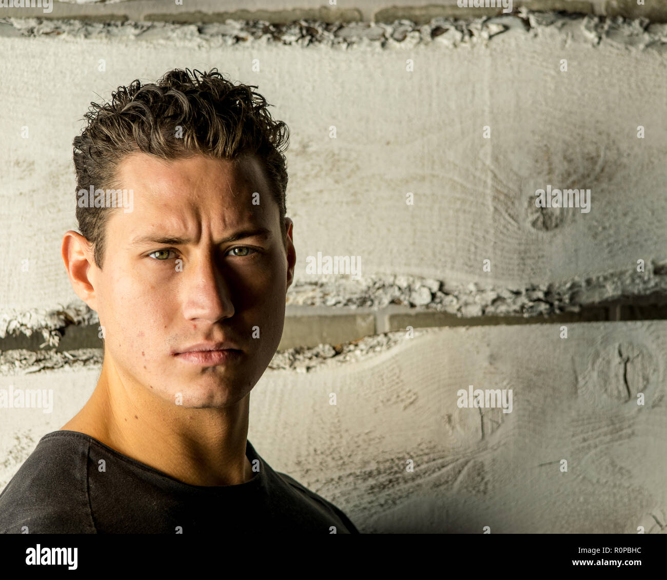 Canadian male model Stock Photo - Alamy
