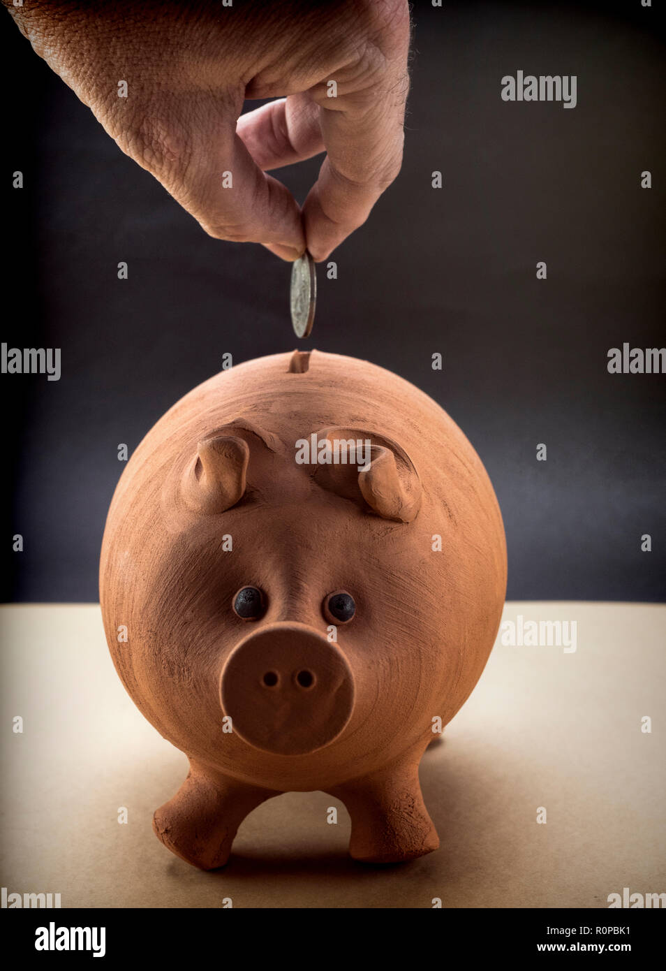 Money hand painted coin hi-res stock photography and images - Alamy