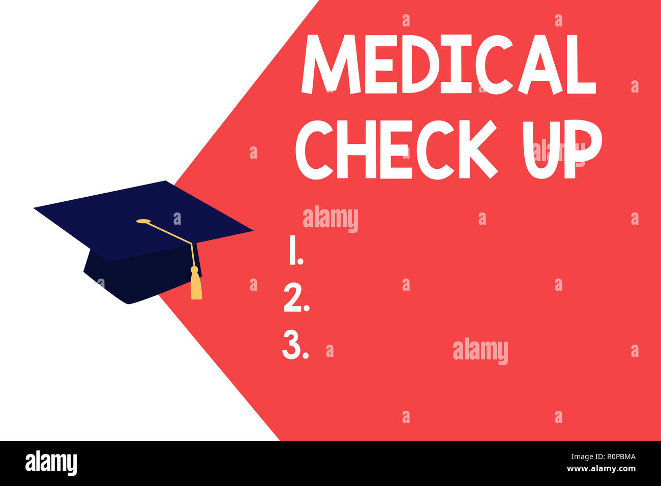 Text sign showing Medical Check Up. Conceptual photo Thorough physical ...