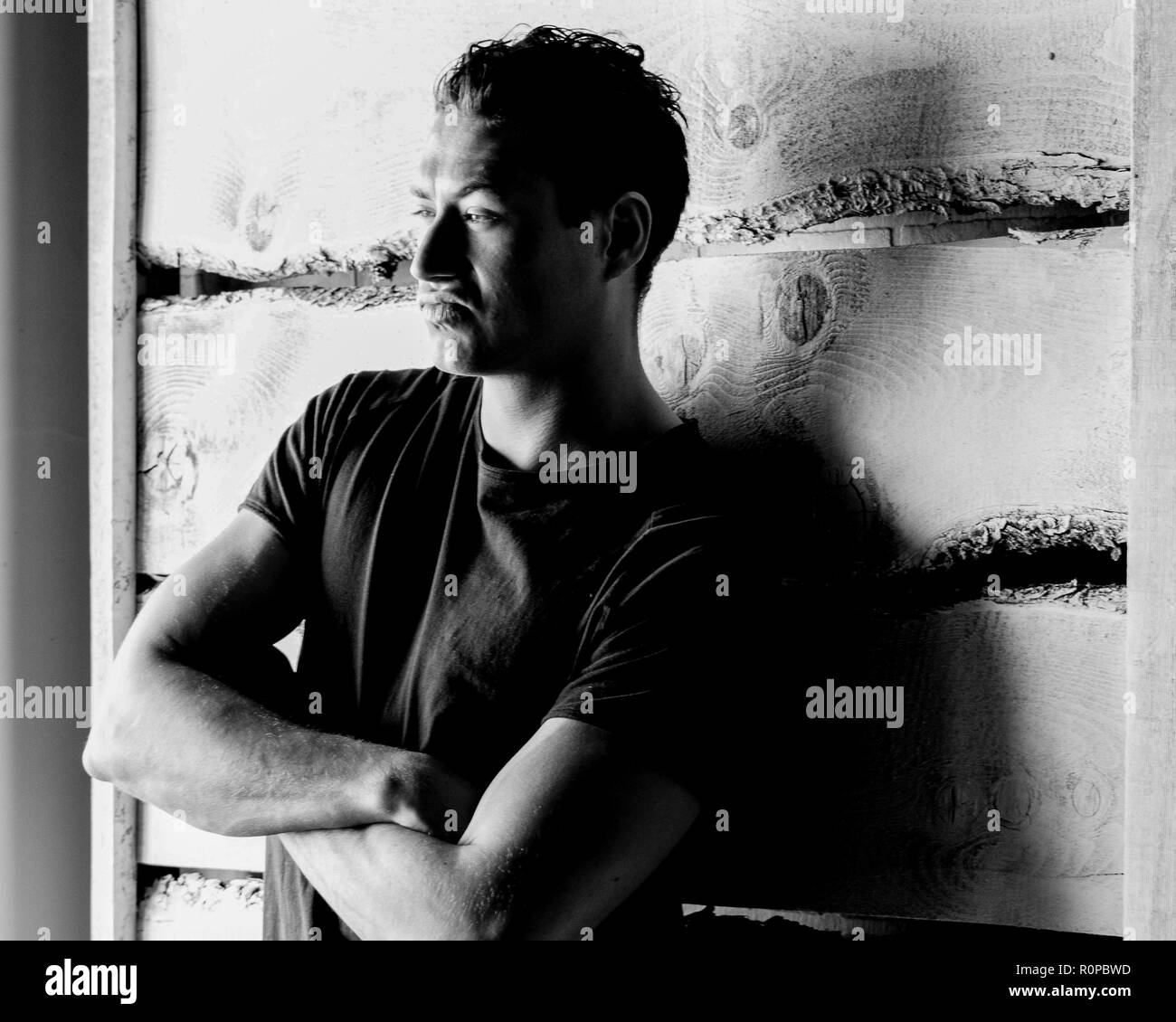 Tanned male Black and White Stock Photos & Images - Alamy