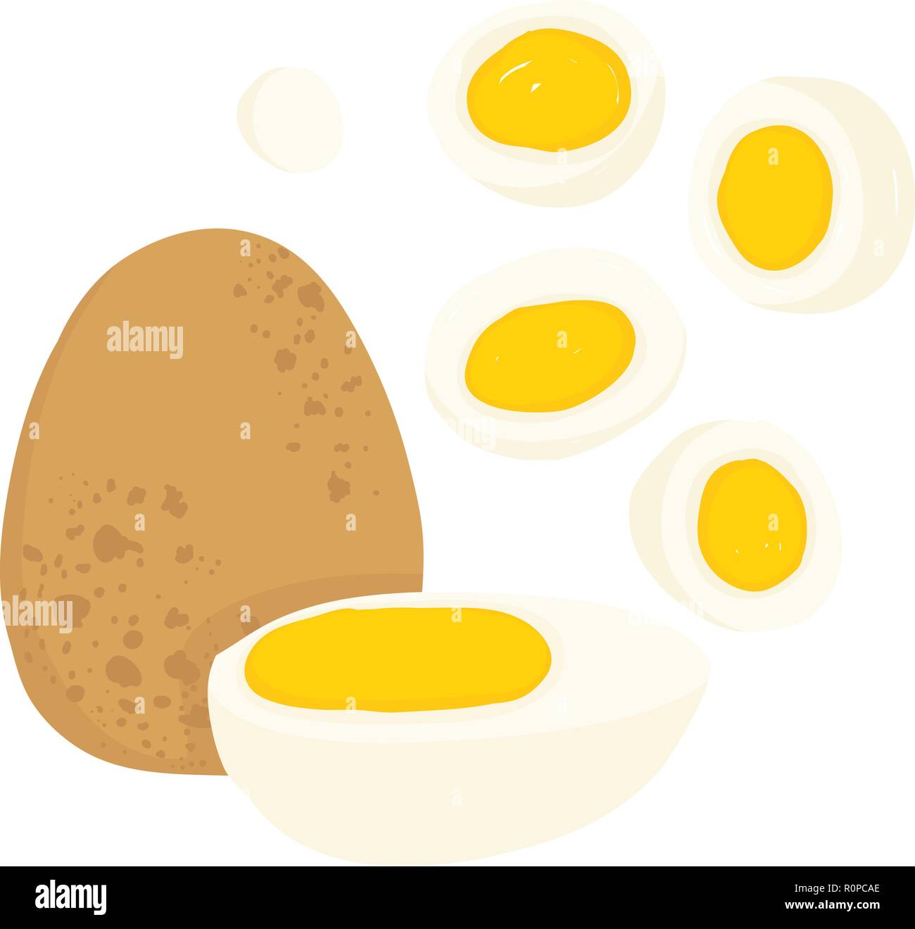 Chicken salad boiled white Stock Vector Images - Alamy