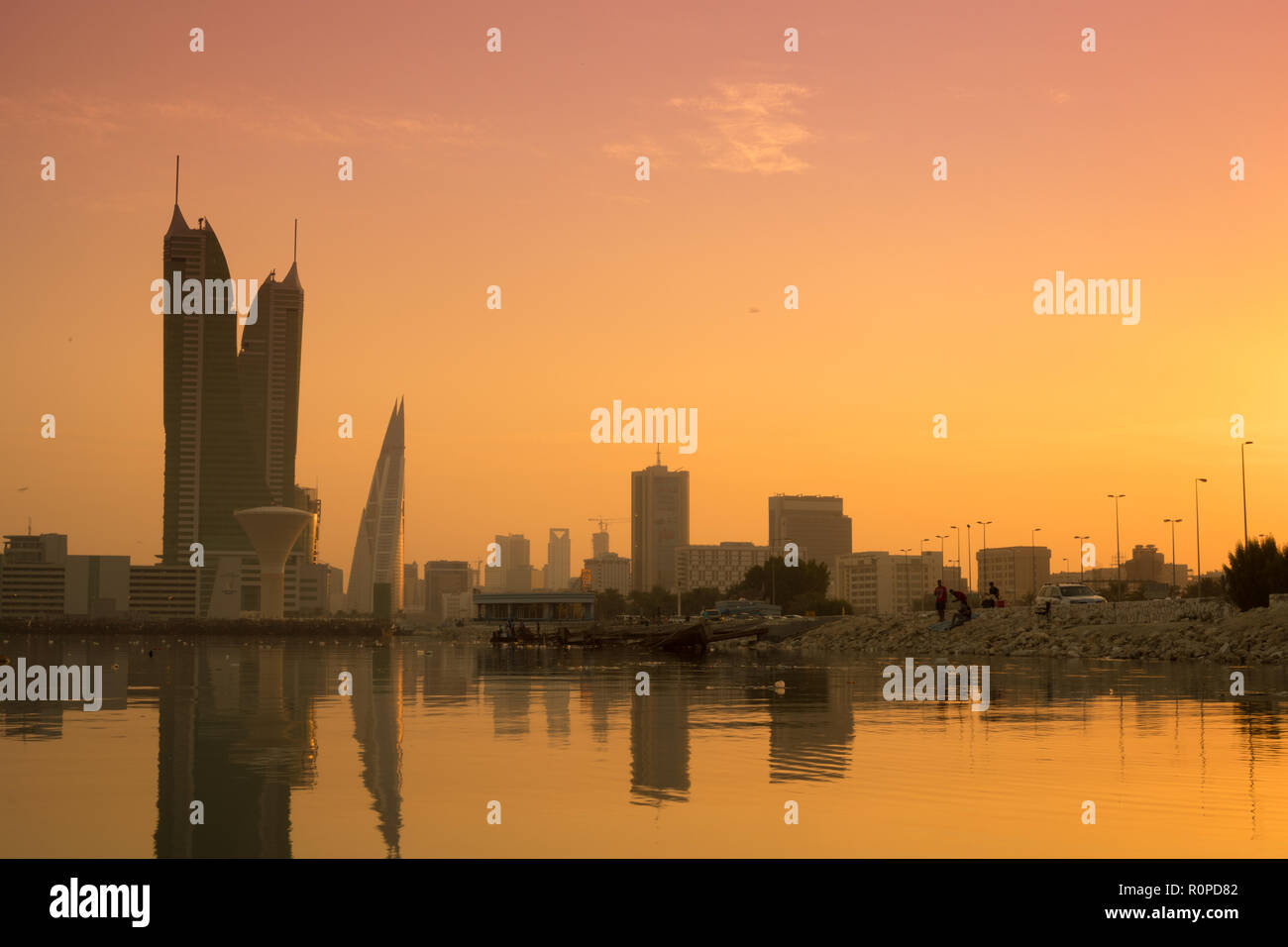 Bahrain world trade center skyscraper and other tall high rise hi-res ...