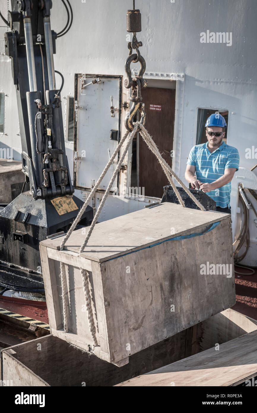 Cargo hold of ship hi-res stock photography and images - Alamy