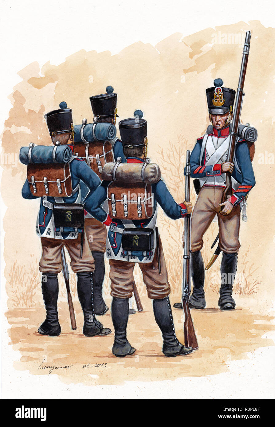 Line Infantry Stock Photos & Line Infantry Stock Images - Alamy