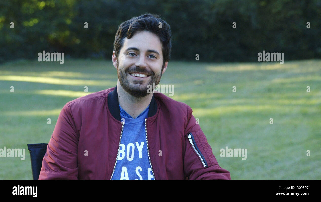 BOY ERASED, author Garrard Conley, on set, 2018. © Focus Features ...