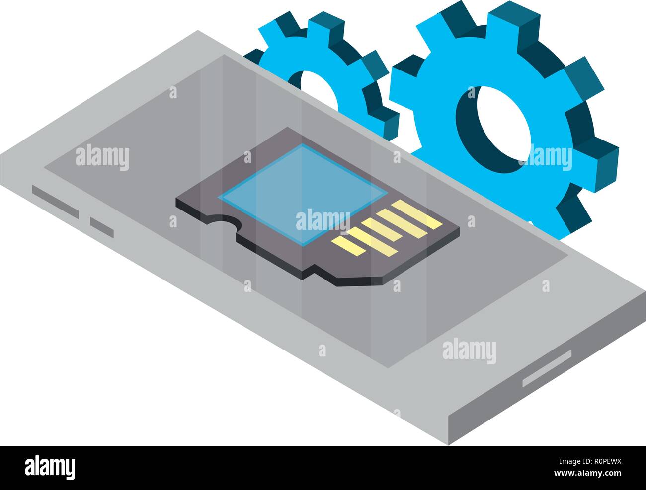 Isometric usb flash drive hi-res stock photography and images - Alamy