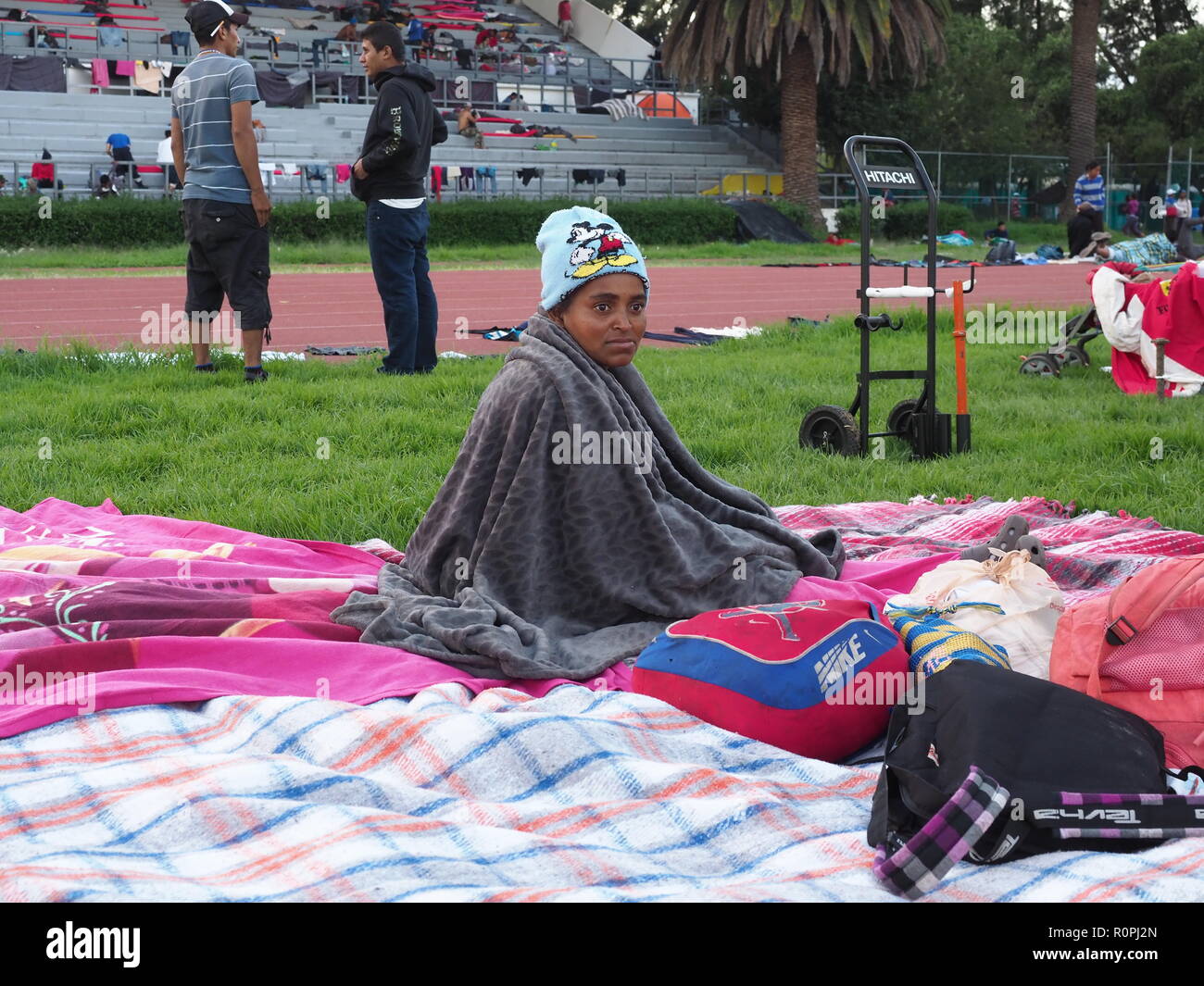 Mexico City, Mexico. 5th November, 2018. Squeals of delight erupt from ...