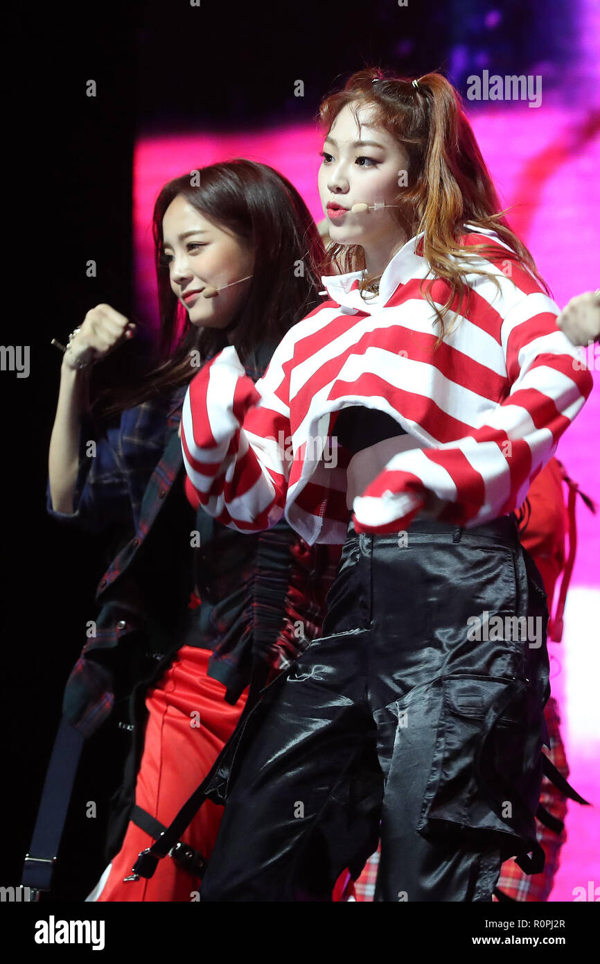 07th Nov, 2018. S. Korean girl group Gugudan Mina, a member of South ...