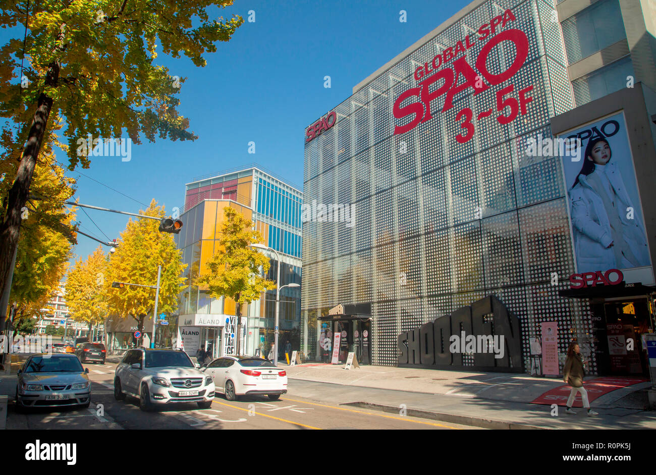 Garosu-gil, Nov 1, 2018 : Garosu-gil in Gangnam district, Seoul, South ...
