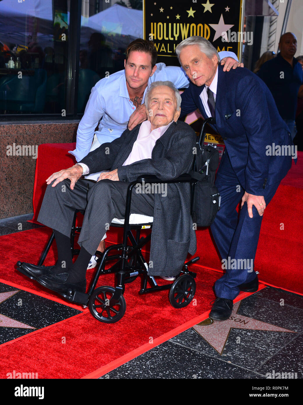 Hollywood, California, USA. 6th November, 2018. Michael Douglas star ...