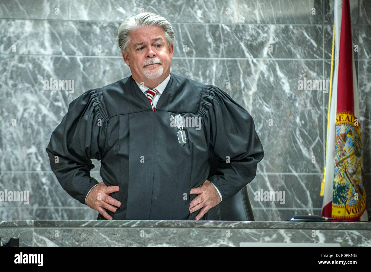 October 1, 2018 - FORT LAUDERDALE (FL, USA), 10/01/2018.- Judge Dennis ...