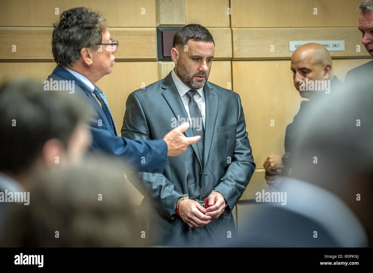 October 1, 2018 - FORT LAUDERDALE (FL, USA), 10/01/2018.- Pablo Ibar (R ...