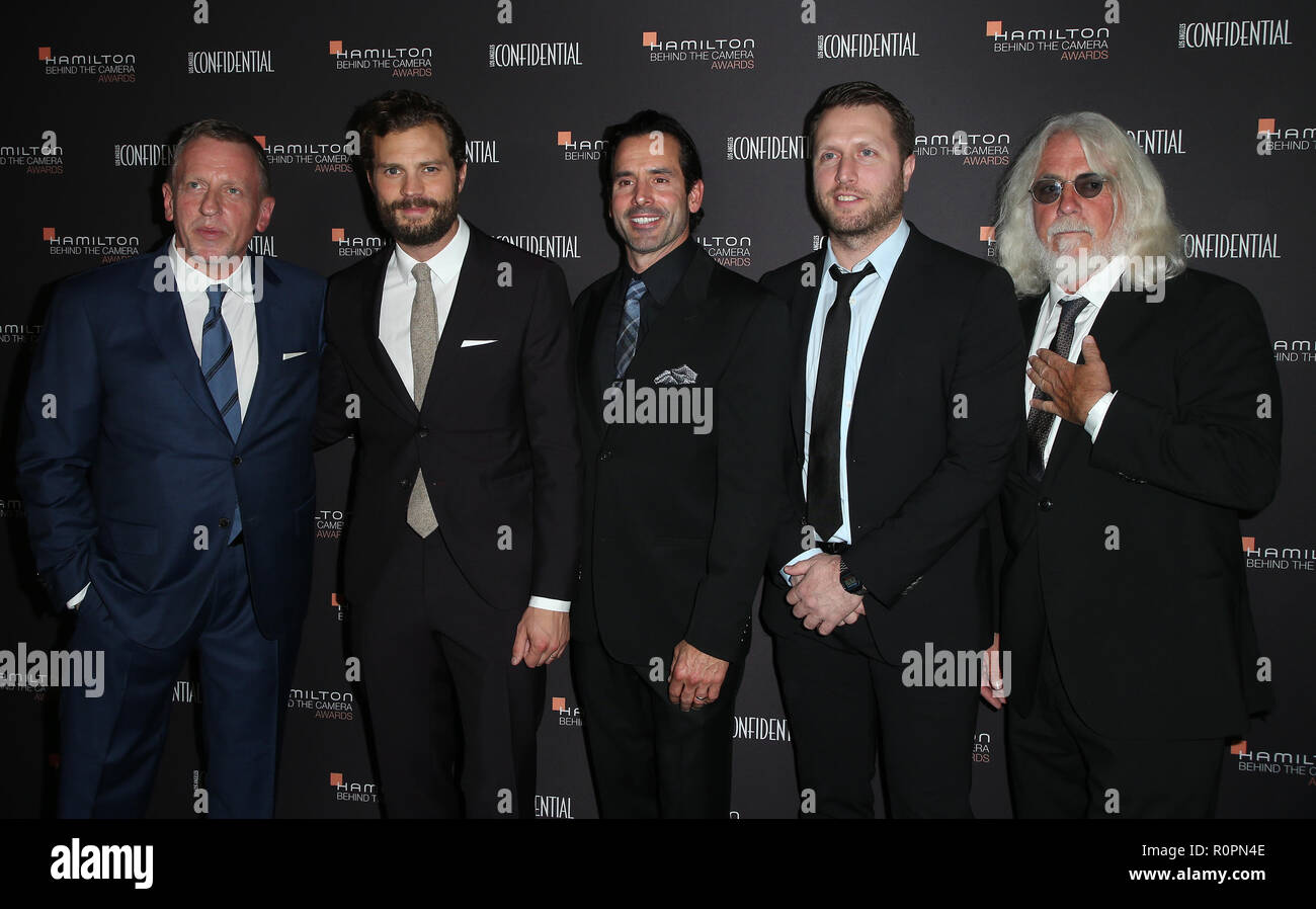 Los Angeles, California, USA. 4th Nov, 2018. Spencer Beck, Jamie Dornan ...