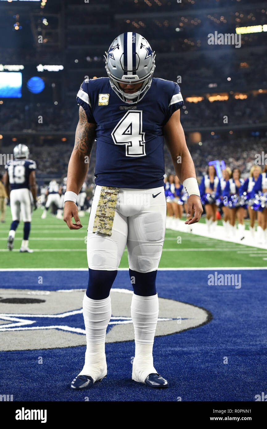 Arlington, Texas, USA. 5th Nov, 2018. Dallas Cowboys quarterback Dak ...